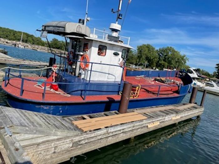 Steel Double Bottom Work Boat/Fueling Tanker 1961 Used Boat for Sale in ...