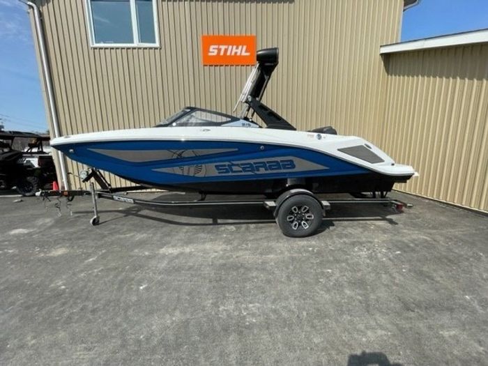 Scarab Jet 215 ID BLACK/DENIM BLUE W/GRAPHICS 2023 New Boat for Sale in ...