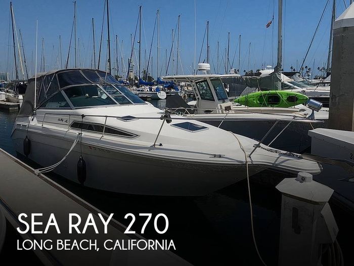 Sea Ray 270 Sundancer 1992 Used Boat for Sale in Long Beach, California ...