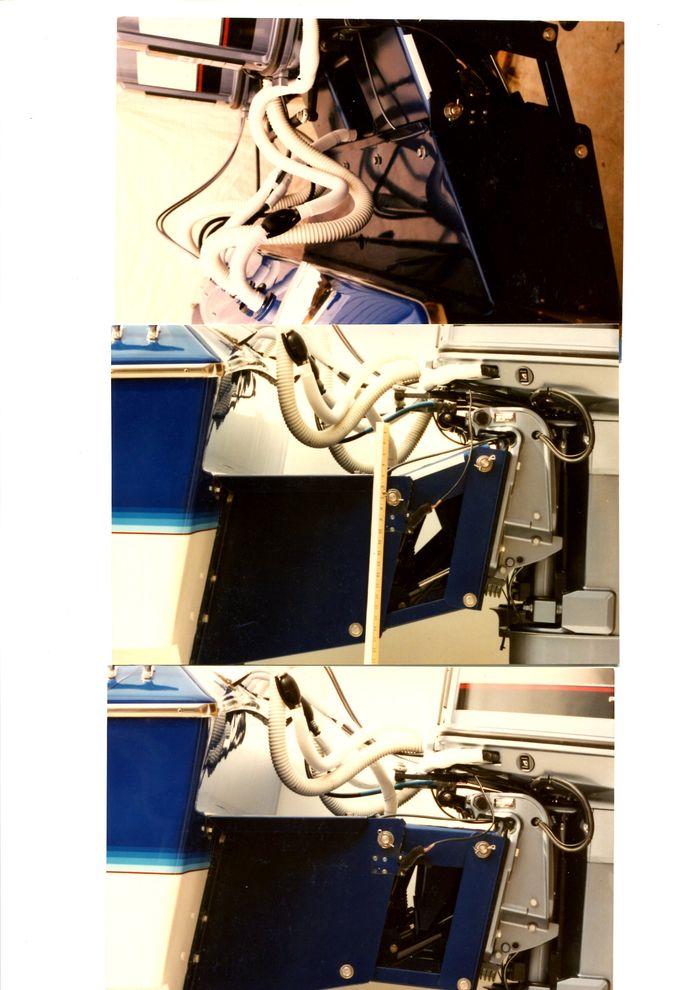 scorpion offshore modified deep c/w trasom setback for outboards 1990 ...