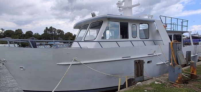 52' x 16' Twin Screw Hike Built Steel Cruiser/Trawler 1972 Used Boat ...