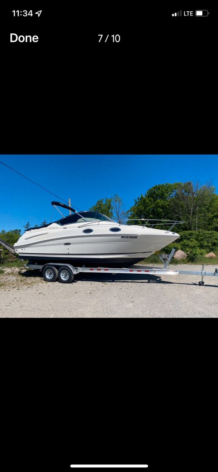 Sea Ray Sundancer 230 2009 Used Boat for Sale in Washago, Ontario ...